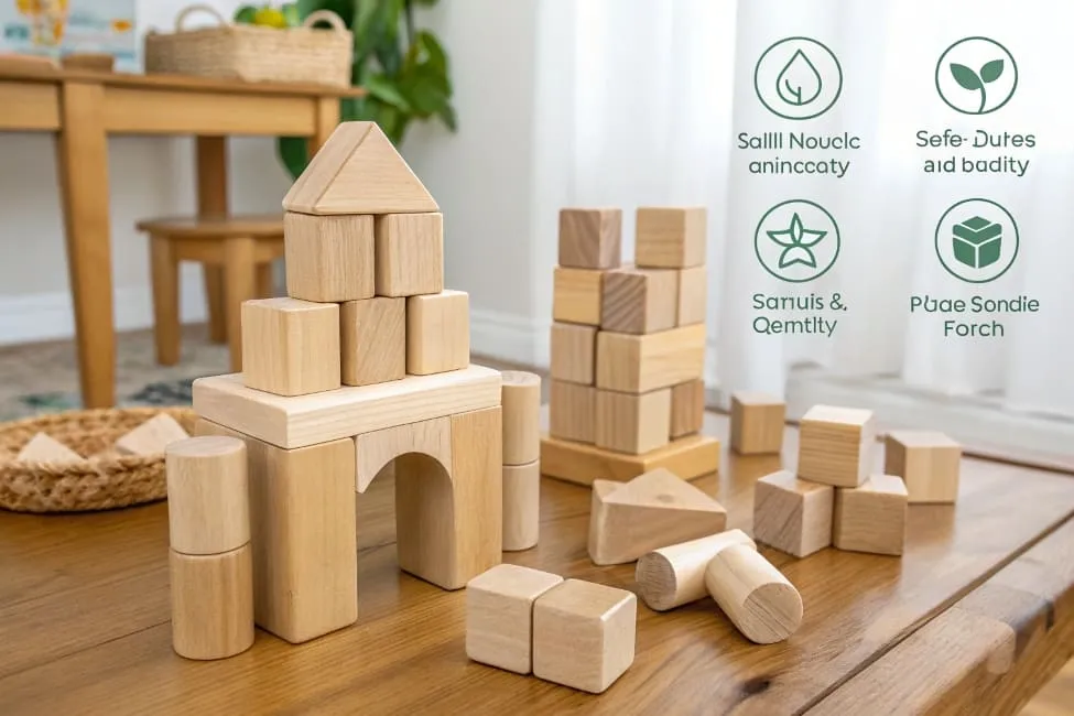 What's an appropriate wood type for making toy blocks?